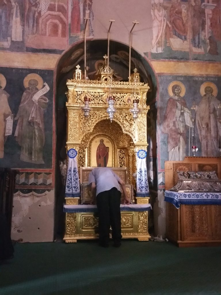 Cuviosul Gherontie la Mănăstirea Tismana | Cuviosul Gherontie cel nebun pentru Hristos